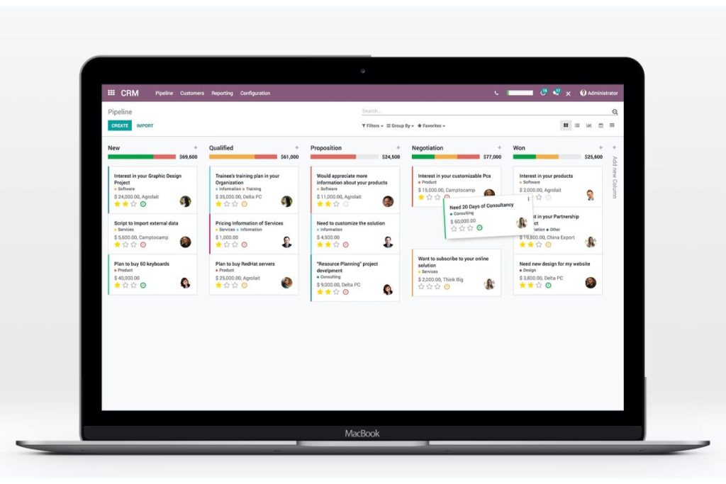 Odoo : Prix, Avis, Fonctionnalités & Alternatives - LEPTIDIGITAL Logiciels