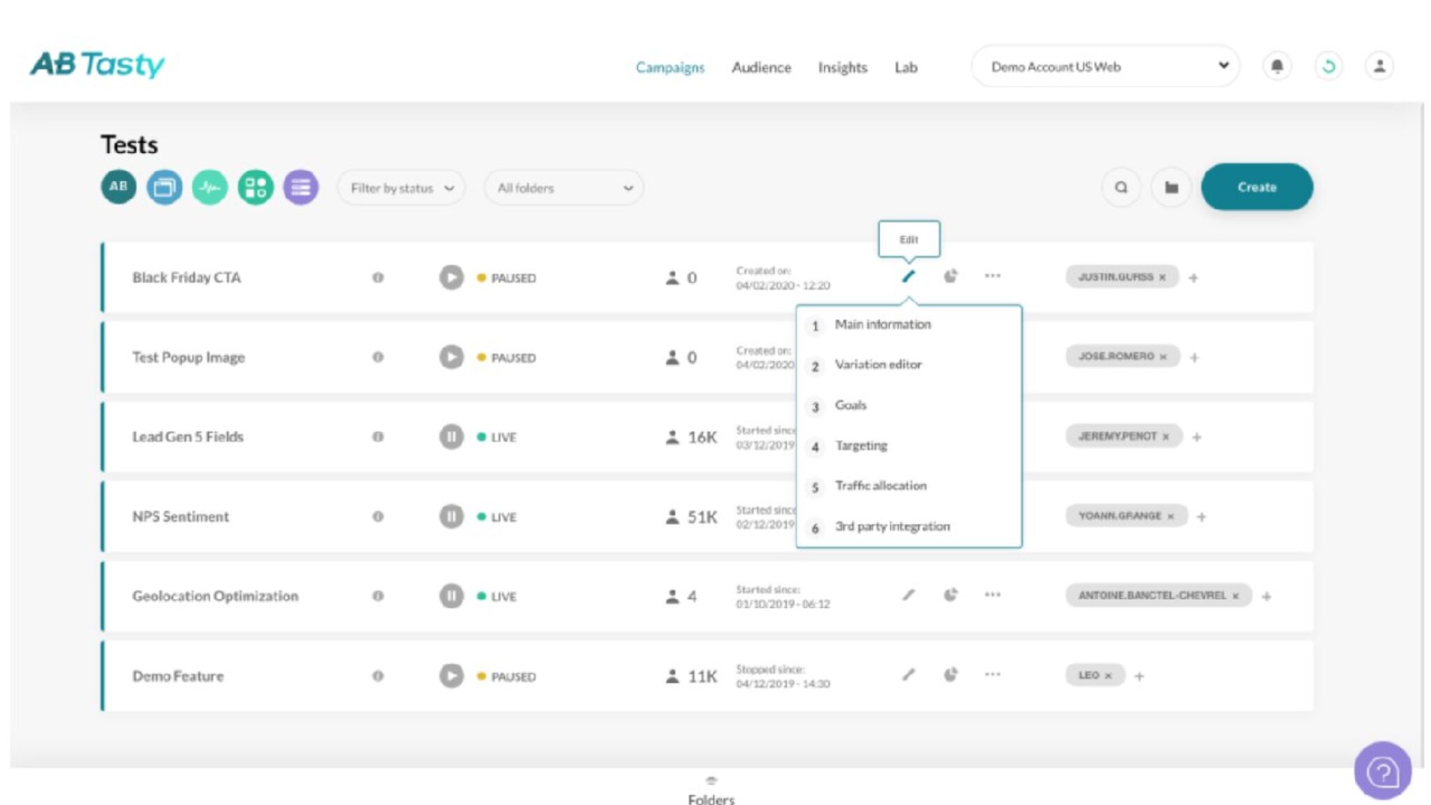 AB Tasty : outil d’optimisation IA agile pour tester, personnaliser et ...