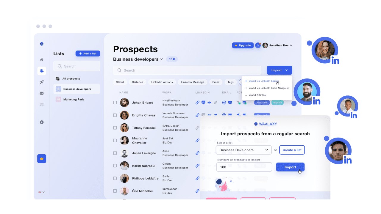 Waalaxy : outil d’automatisation LinkedIn et email pour générer plus de ...
