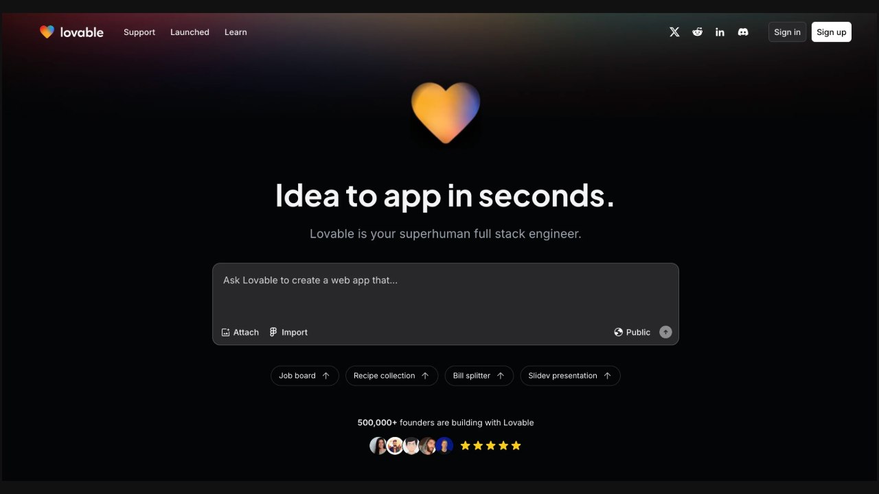 Lovable.dev : un générateur de logiciels full-stack par IA (nocode ...