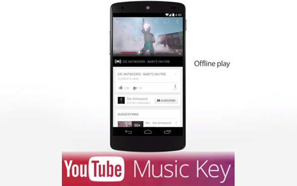 Youtube Music Key : le streaming musical de Google dévoilé
