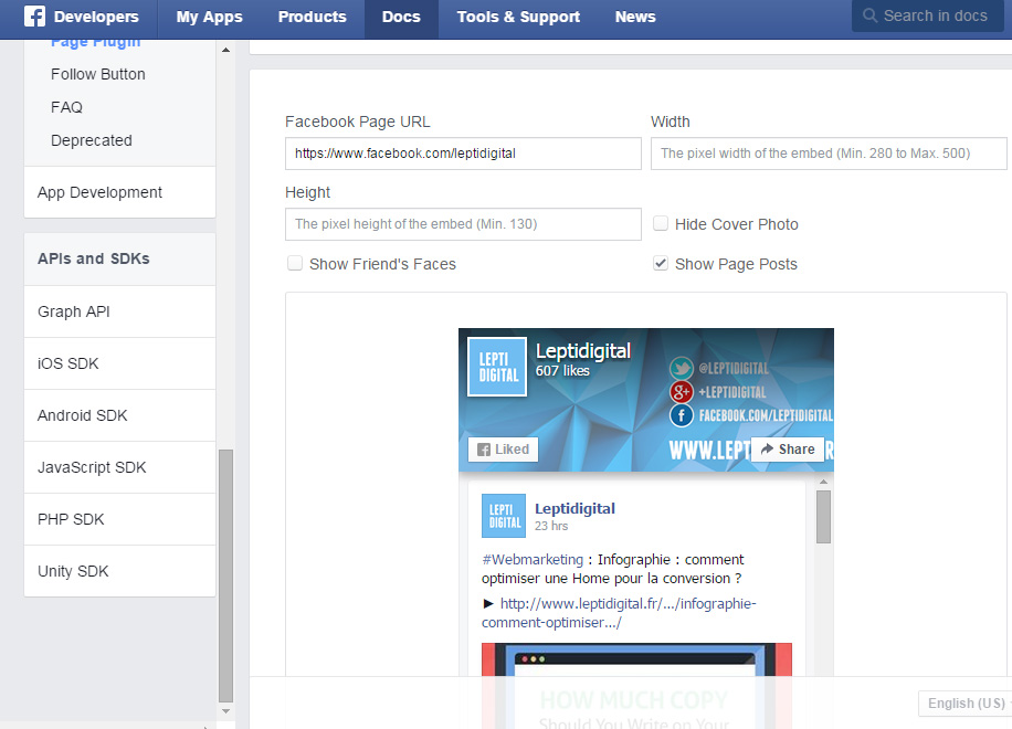Facebook lance une nouvelle likebox : le Page Plugin