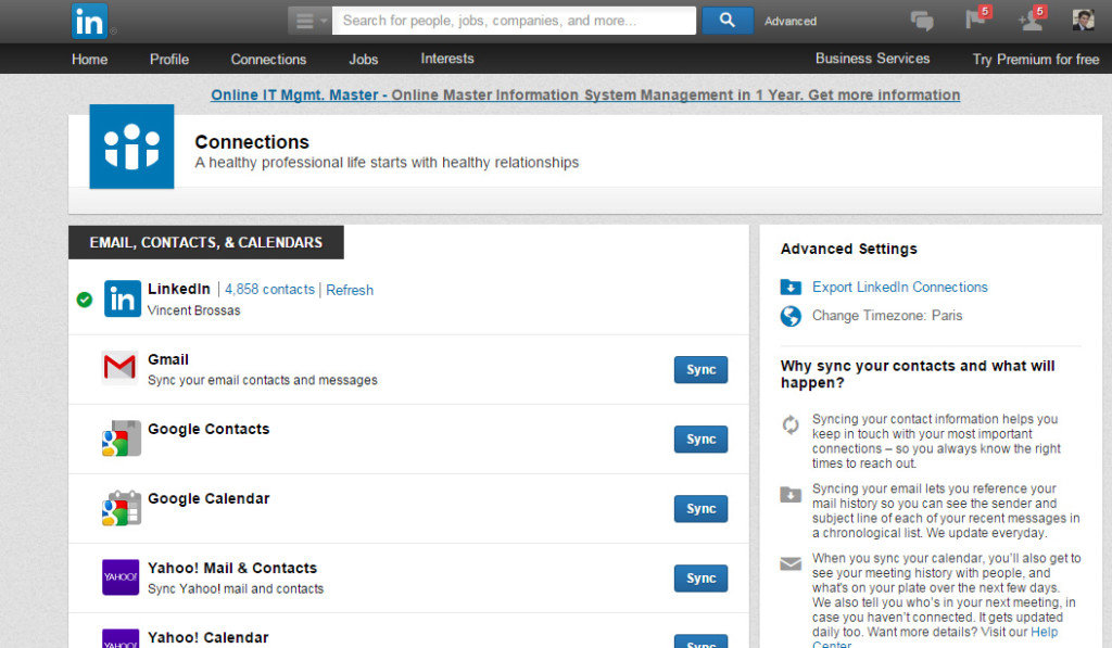 Comment Extraire et Exporter les Emails de Ses contacts Linkedin en 2026