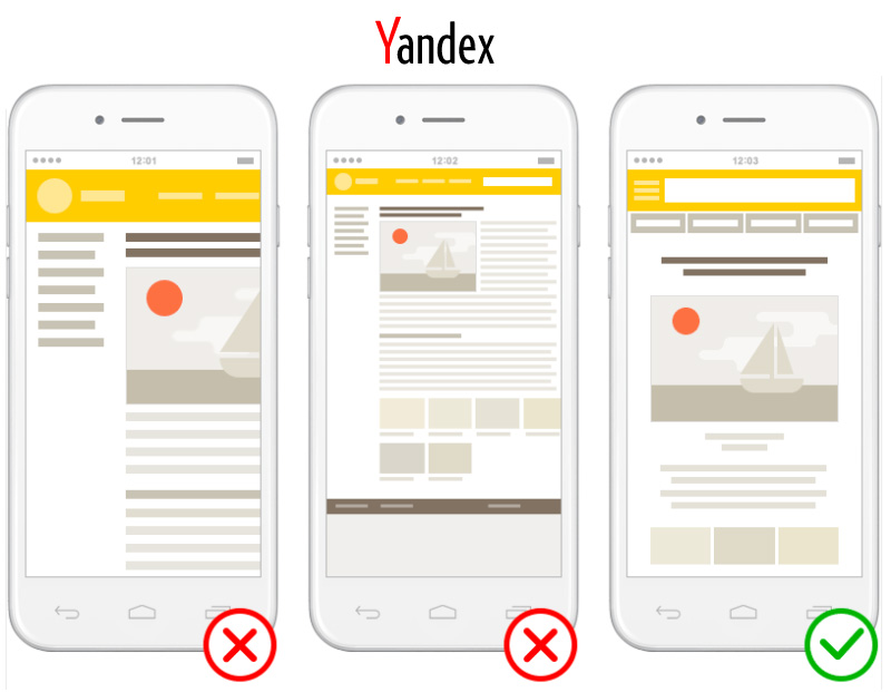 Yandex Vladivostok : la mise à jour mobile-friendly en Russie