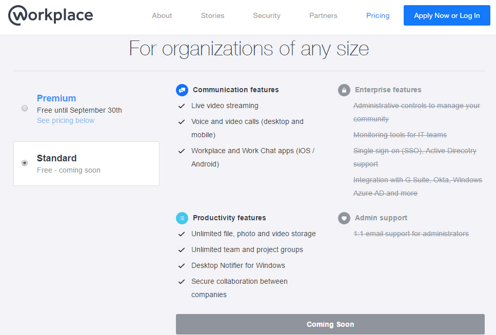 Workplace by Facebook : une version 100% gratuite arrive bientôt