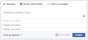 Comment Créer un Sondage Facebook Depuis une Page