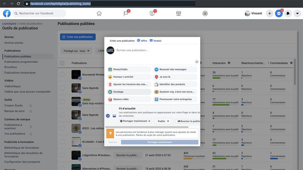 Comment Créer un Sondage Facebook Depuis une Page