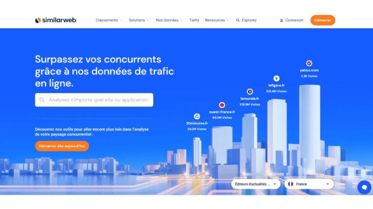 Similar Web : Un Outil Gratuit Pour Analyser le Trafic des Concurrents
