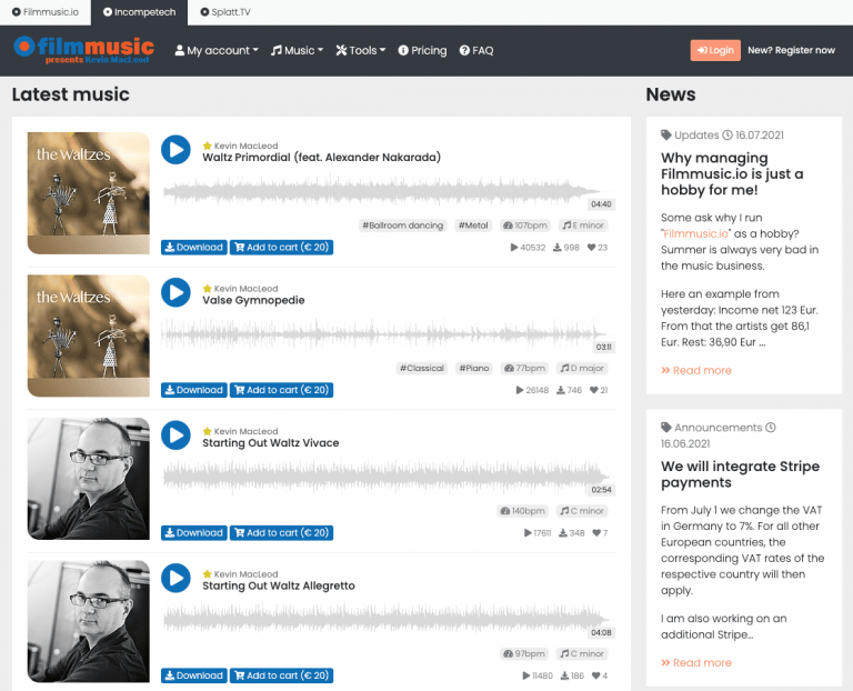 TOP 15 des Meilleurs Sites pour Télécharger des Musiques Libres de ...