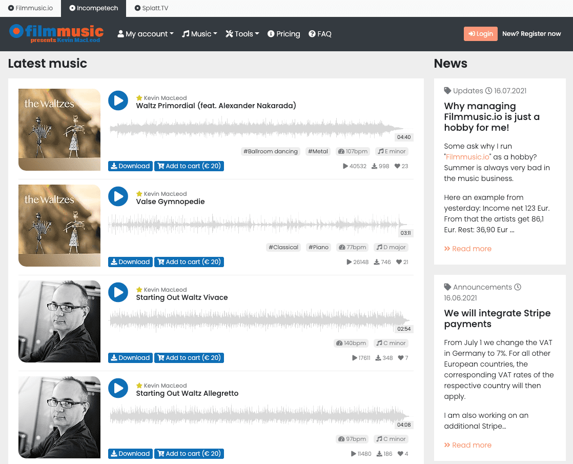 TOP 15 des Meilleurs Sites pour Télécharger des Musiques Libres de ...