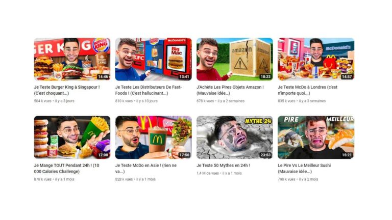 TOP 50 des YouTubeurs Français (Classement 2023)