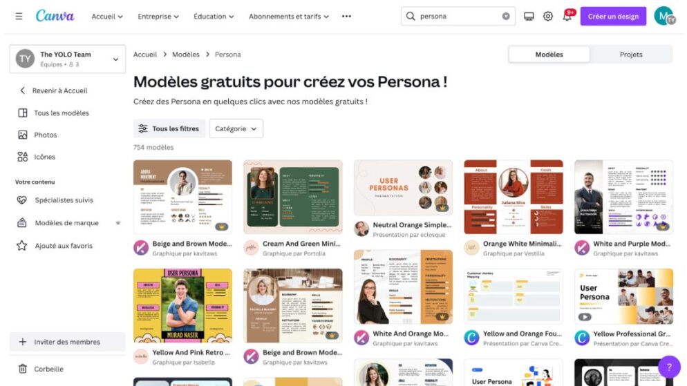 Template Persona : 10 Plateformes pour créer vos Buyer Personas