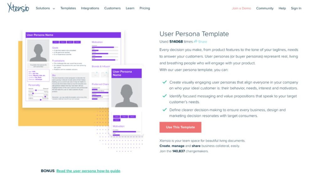 Template Persona : 10 Plateformes pour créer vos Buyer Personas