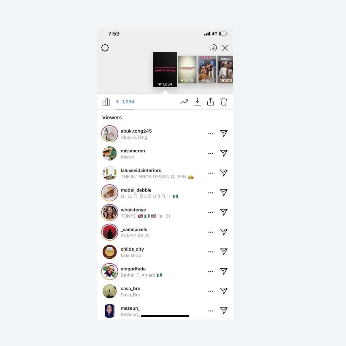 À quoi correspond l'ordre des vues sous une story Instagram ? Décryptage