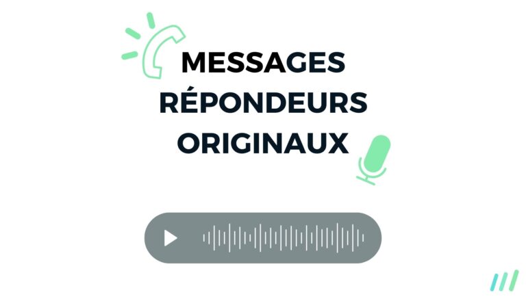 25 Exemples de Messages de Répondeur Originaux : Professionnels ...