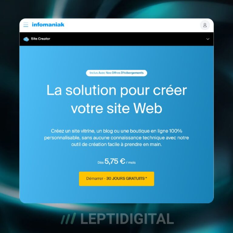 Notre avis sur Infomaniak : Test complet et analyse de cet hébergeur ...