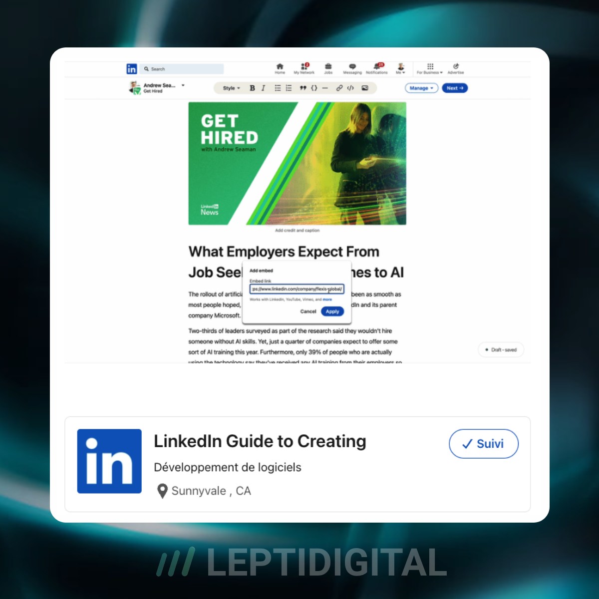 LinkedIn dévoile 5 nouveautés pour les newsletters publiées sur sa ...