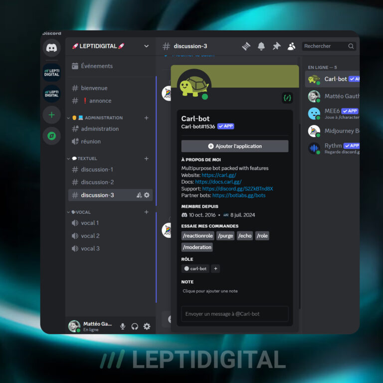 Quels sont les 10 meilleurs bots Discord à choisir pour son serveur en ...