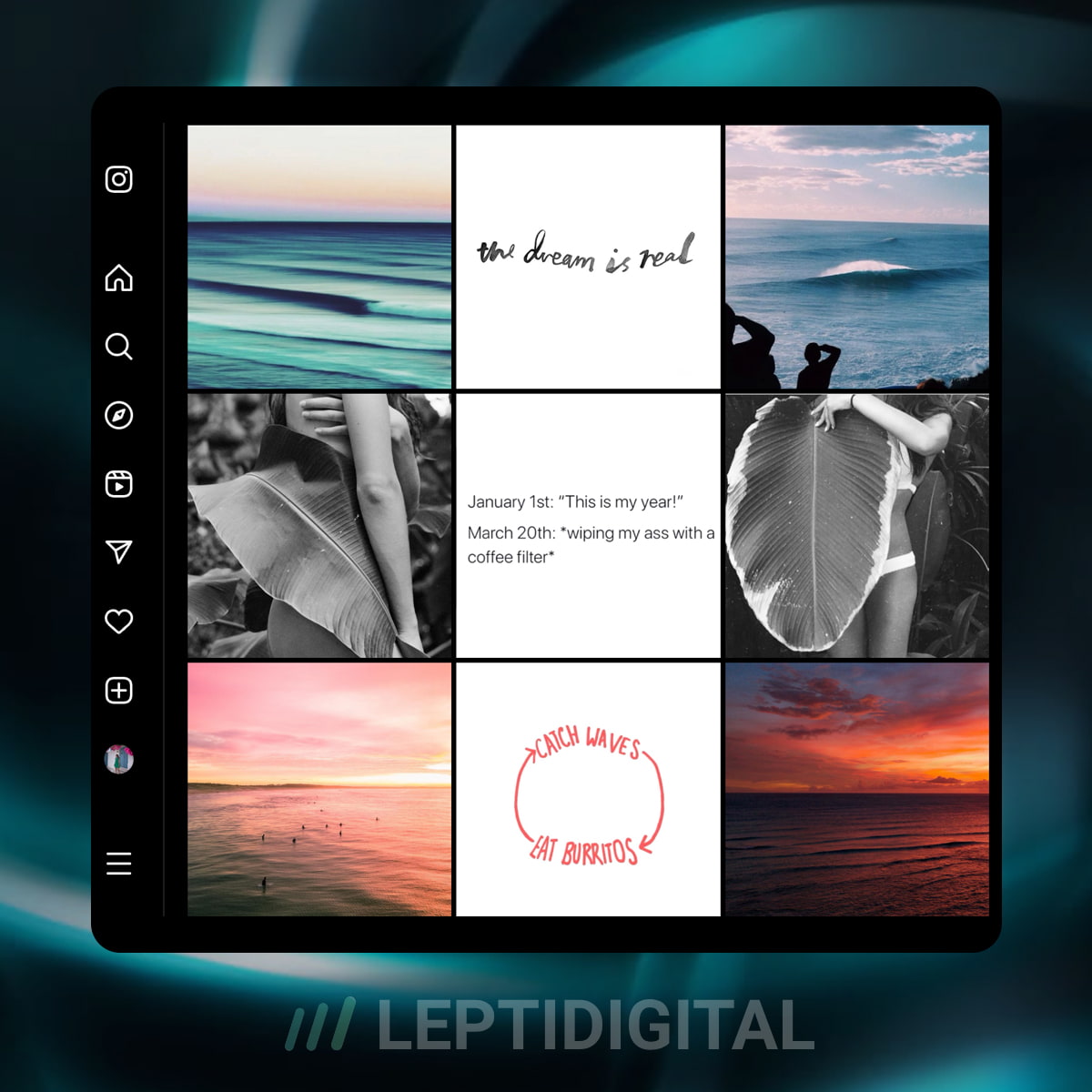 12 exemples de feed Instagram harmonieux qui cartonnent en 2025