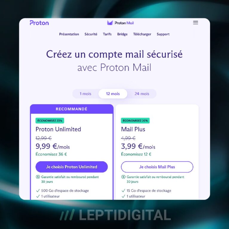 Notre avis sur Proton Mail : la boîte mail la plus sécurisée