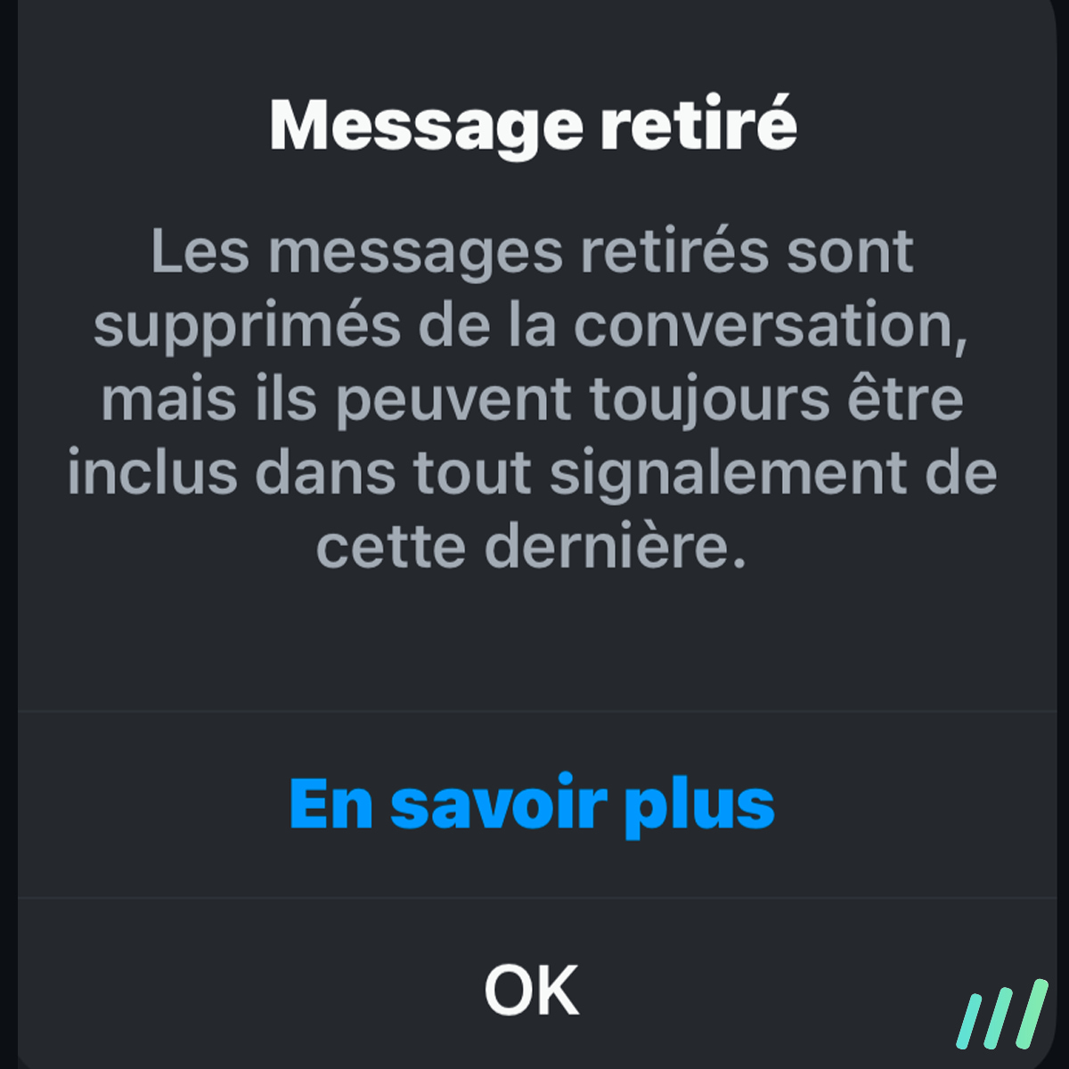Comment supprimer ou retirer un message Instagram