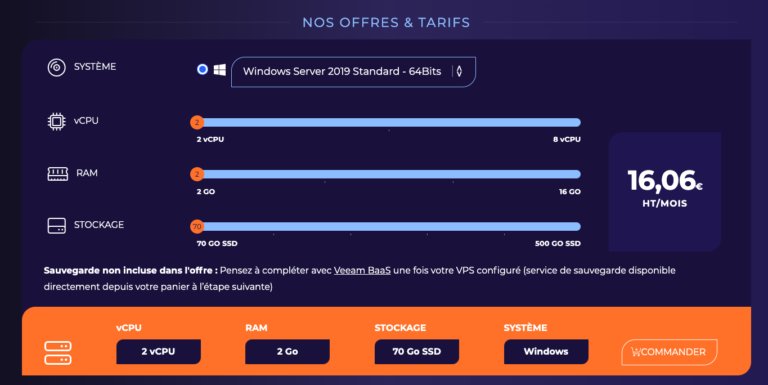 16 VPS Windows performants et pas chers à découvrir