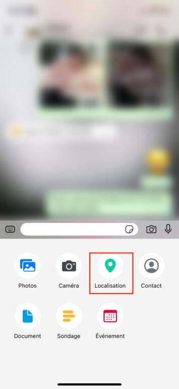 Comment partager sa localisation sur WhatsApp